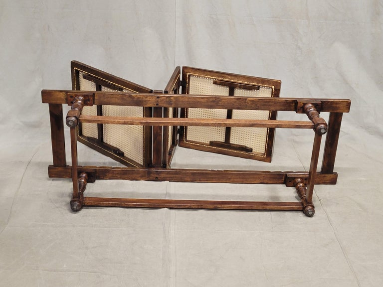 Antique 1910s Leveson and Sons English Colonial Campaign Folding Chair ...