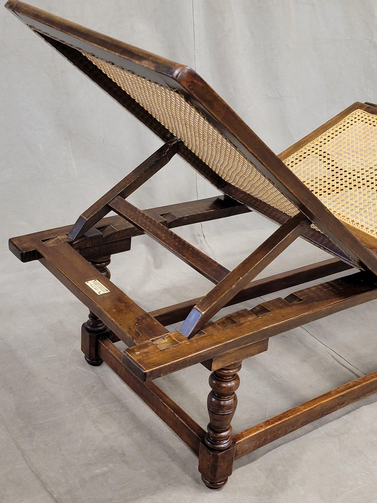 Antique 1910s Leveson and Sons English Colonial Campaign Folding Chair ...