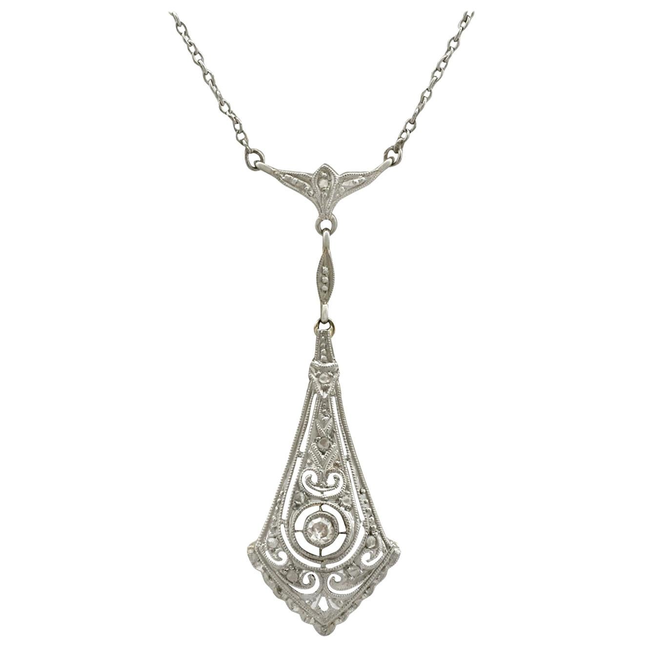Art Deco Lighter Than Air Diamond Pendant For Sale At 1stDibs art-deco-lighter-than-air-diamond-pendant-for-sale-at-1stdibs
