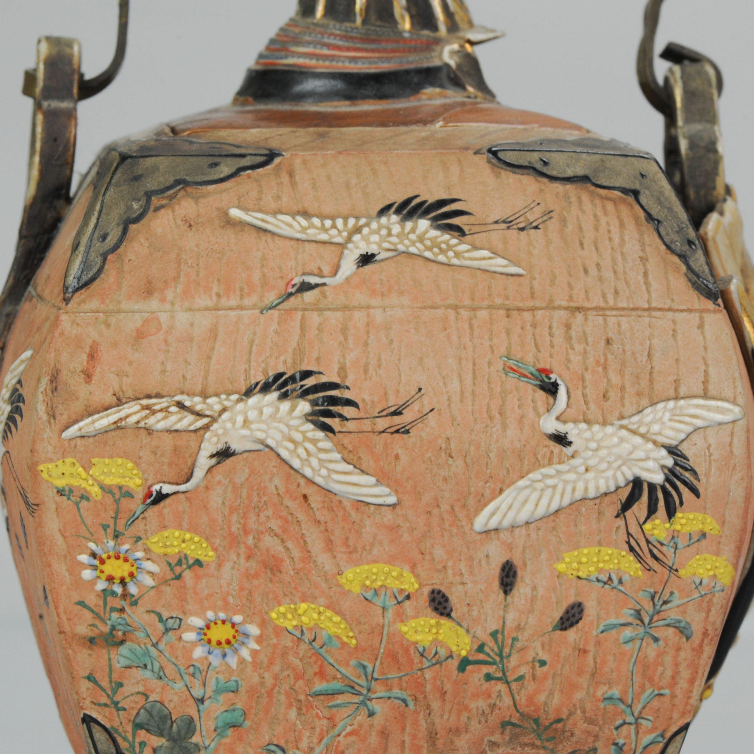 Antique 19th Century Japanese Banko Samurai Teapot Japanese Yixing Clay ...