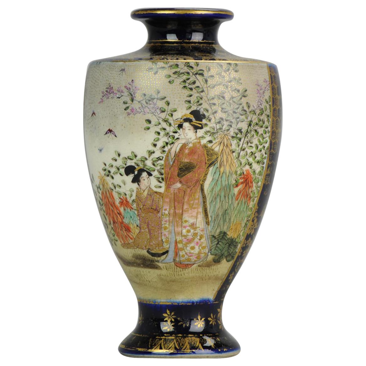 Japanese Satsuma Pottery Koro at 1stDibs
