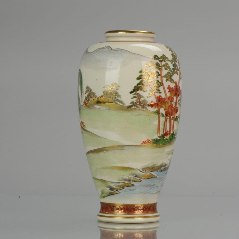 Antique 19th Century Japanese Satsuma Vase Japanese Satsuma Ware ...