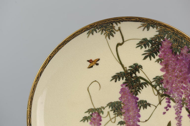 Antique Satsuma Plate, Fabulous Quality Japanese Porcelain Japan Marked ...