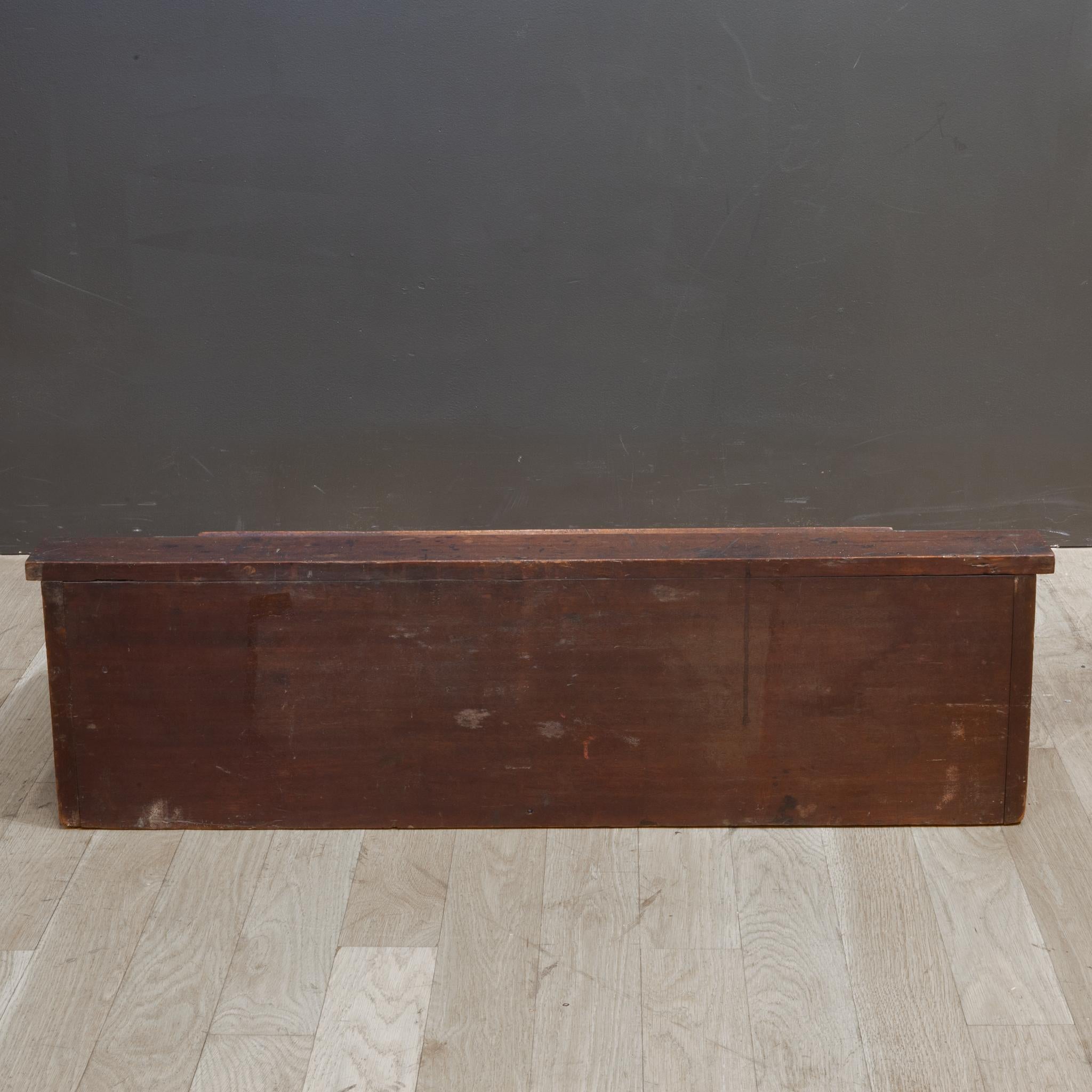 Antique 19th C. Mahogany Shop Keeper's Desk c.1800s For Sale at 1stDibs