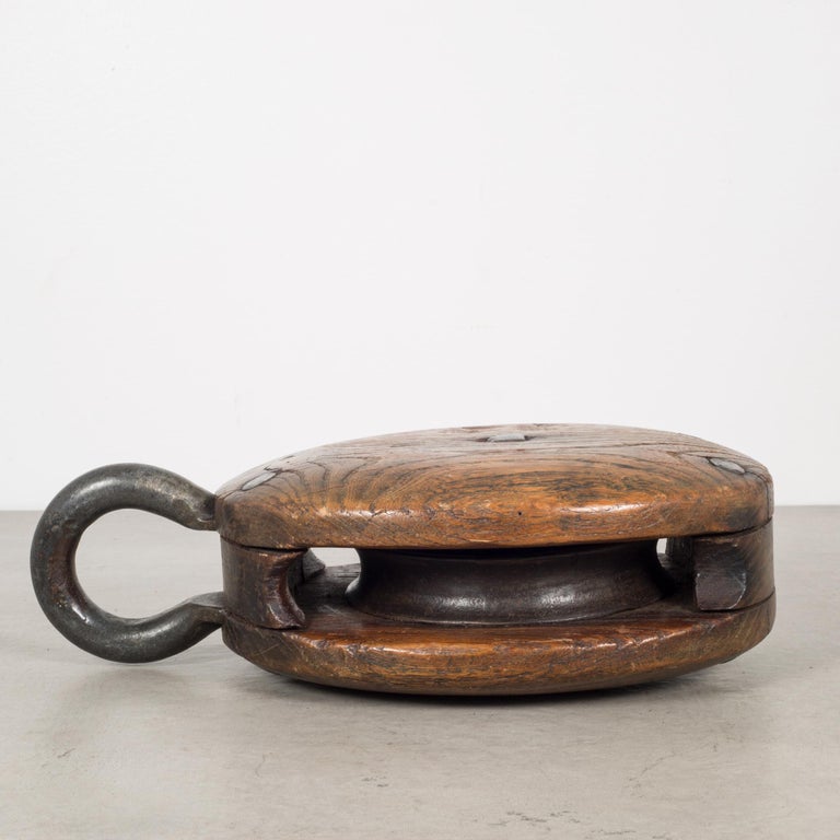 Antique 19th Century Wooden Block and Tackle, circa 1800s at 1stDibs ...