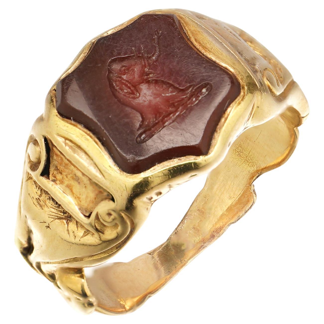 Tassie Intaglio With Antique Mount at 1stDibs