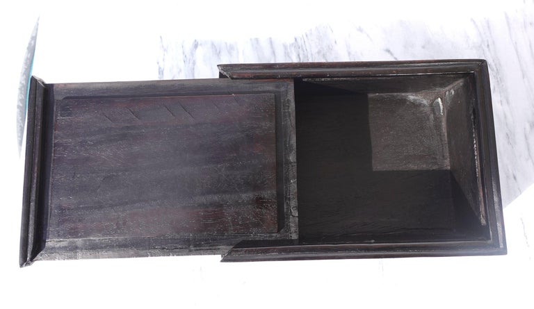 Antique 19th Century a Chinese Zitan Box For Sale at 1stDibs