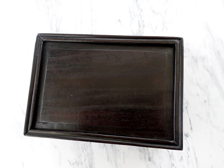 Antique 19th Century a Chinese Zitan Box For Sale at 1stDibs