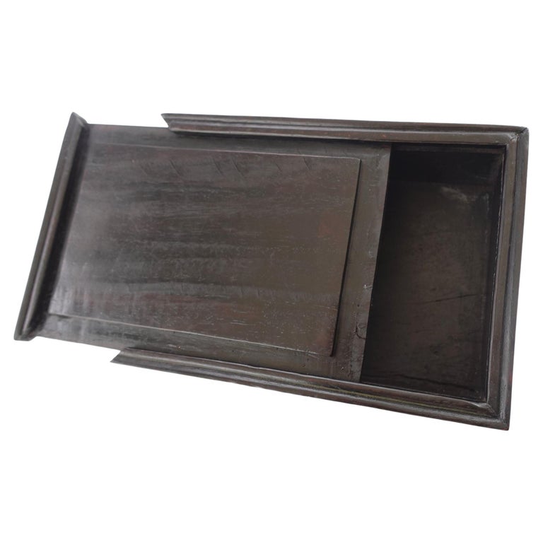 Antique 19th Century a Chinese Zitan Box For Sale at 1stDibs