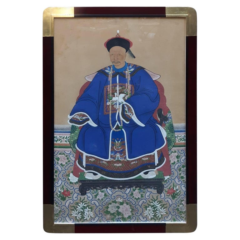 Antique 19th Century Ancestral Painting For Sale at 1stDibs
