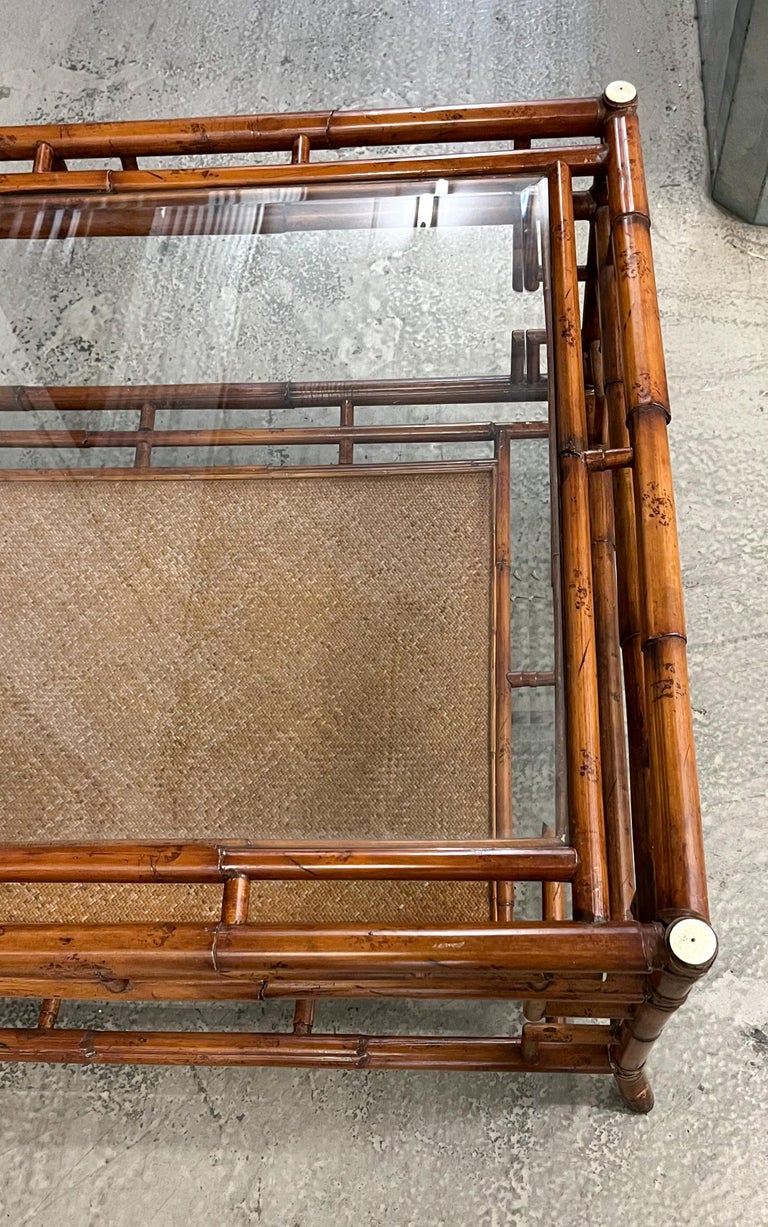 Antique 19th Century Anglo Chinese Bamboo Low Table Coffee Table C.1815 ...