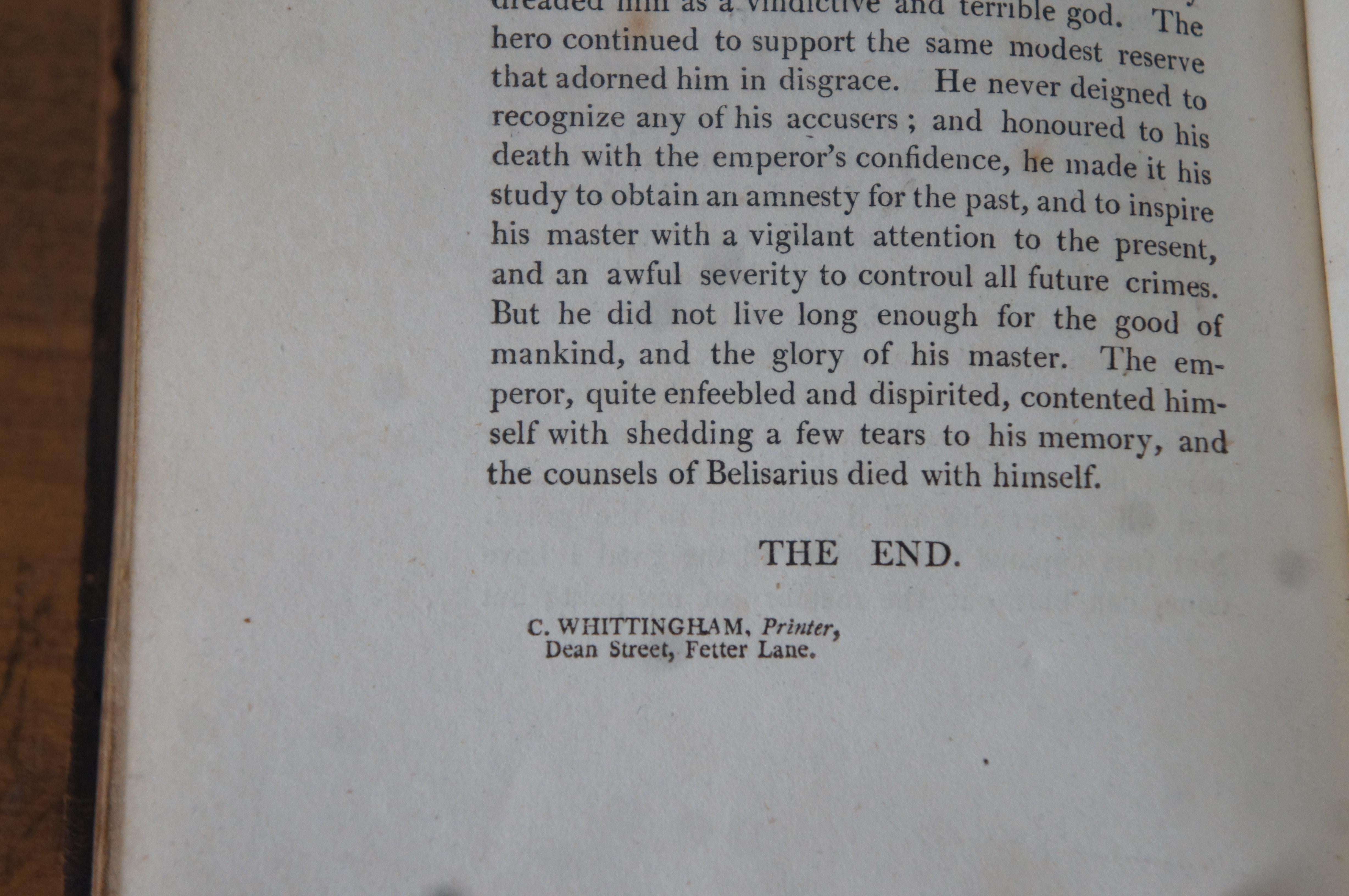 Antique 19th Century Belisarius M. Marmontel Whittingham Leather Bound ...