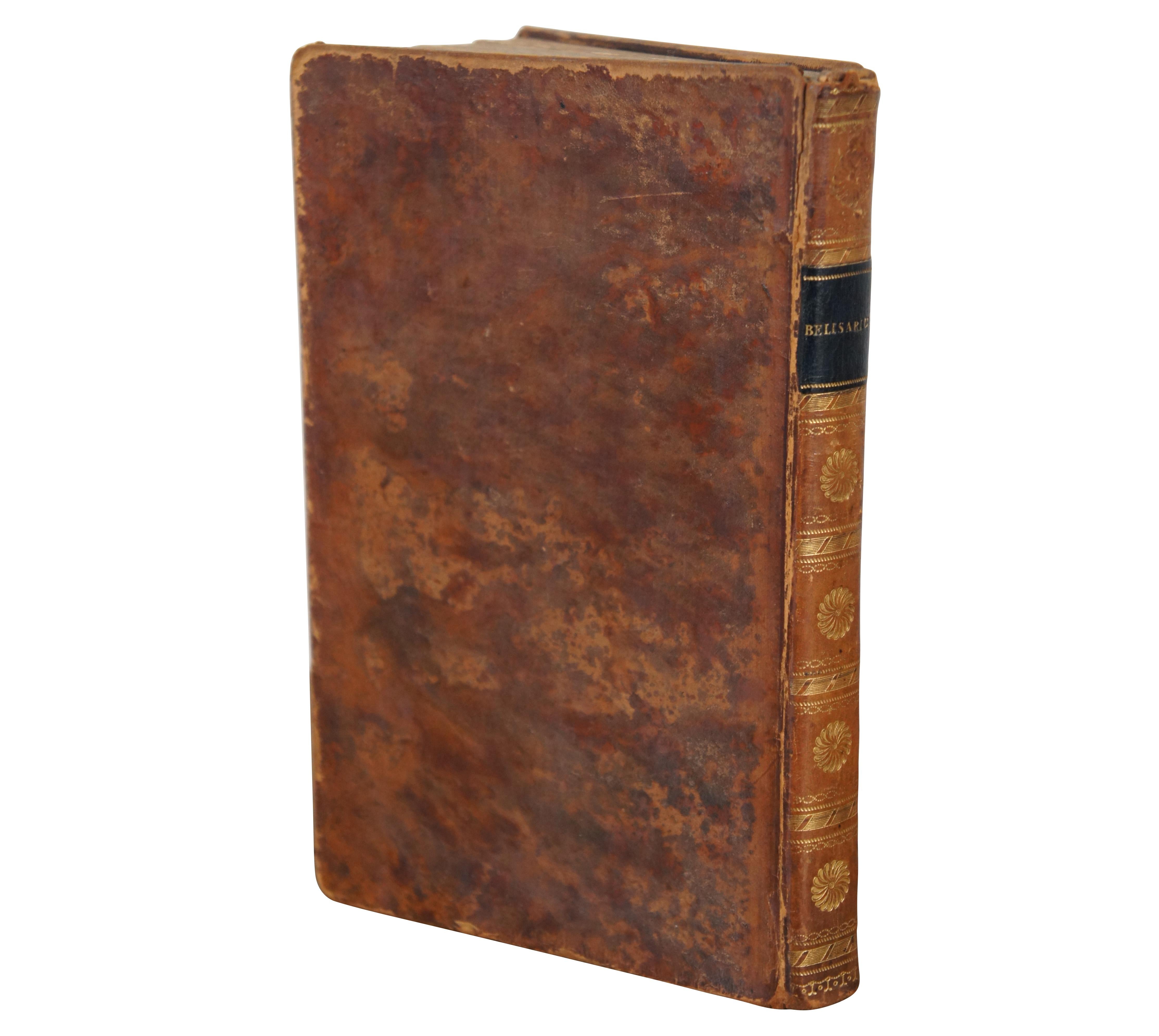 Antique 19th Century Belisarius M. Marmontel Whittingham Leather Bound ...