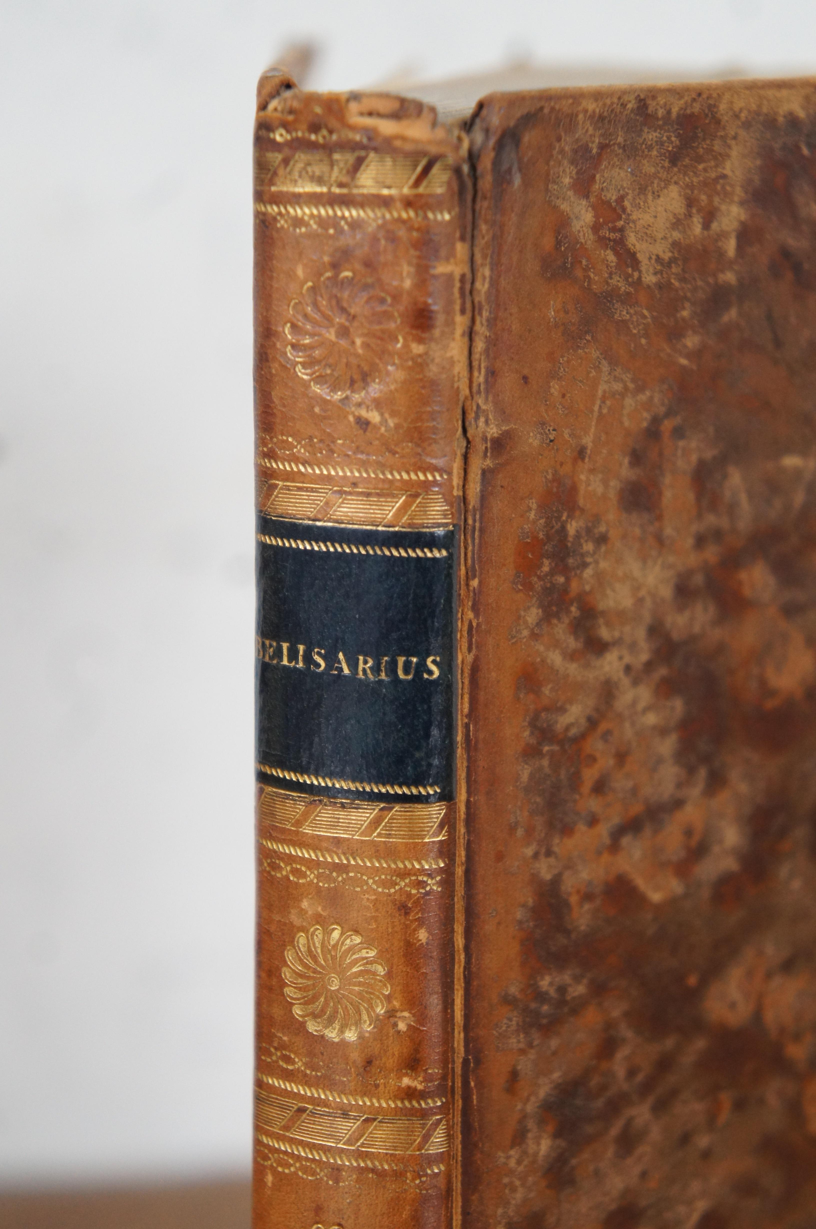 Antique 19th Century Belisarius M. Marmontel Whittingham Leather Bound ...