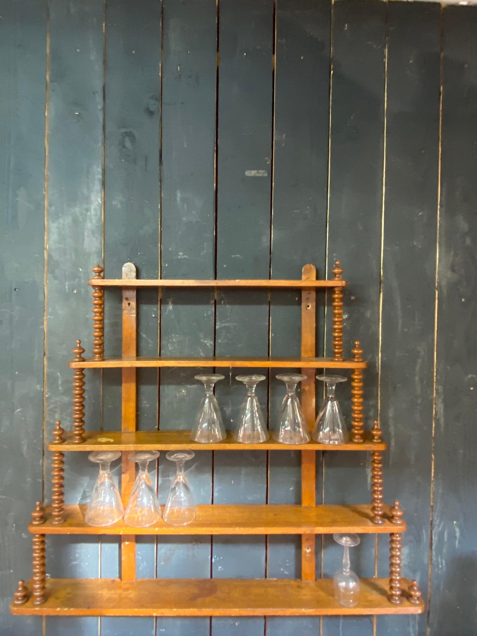 Antique 19th Century Bistro Shelf For Sale at 1stDibs