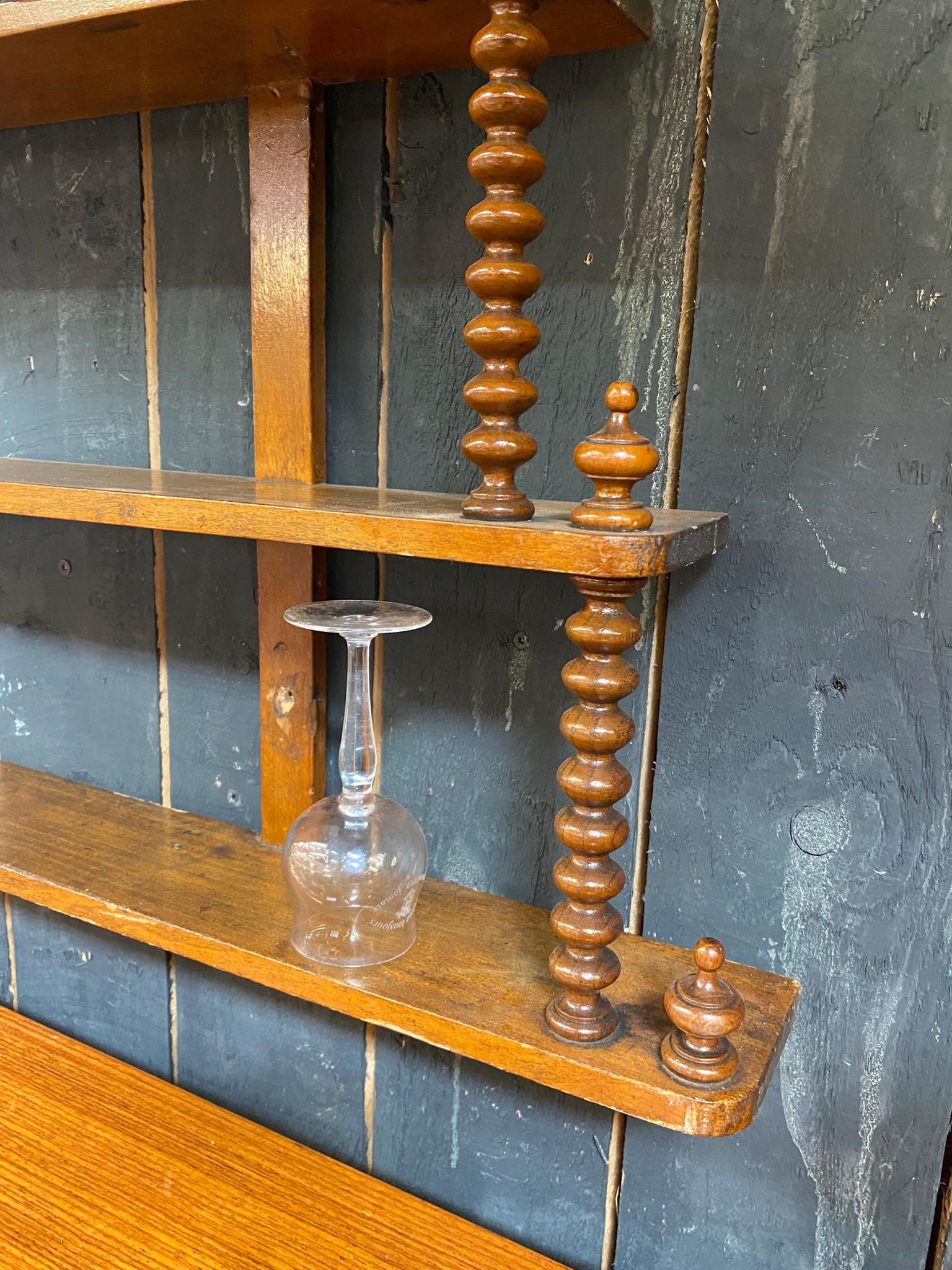 Antique 19th Century Bistro Shelf For Sale at 1stDibs