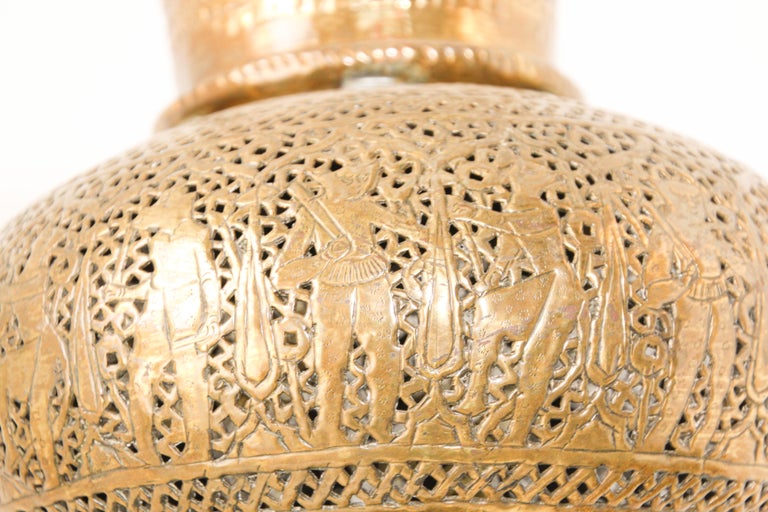 Antique 19th Century Brass Islamic Middle Eastern Floor Lamp For Sale ...