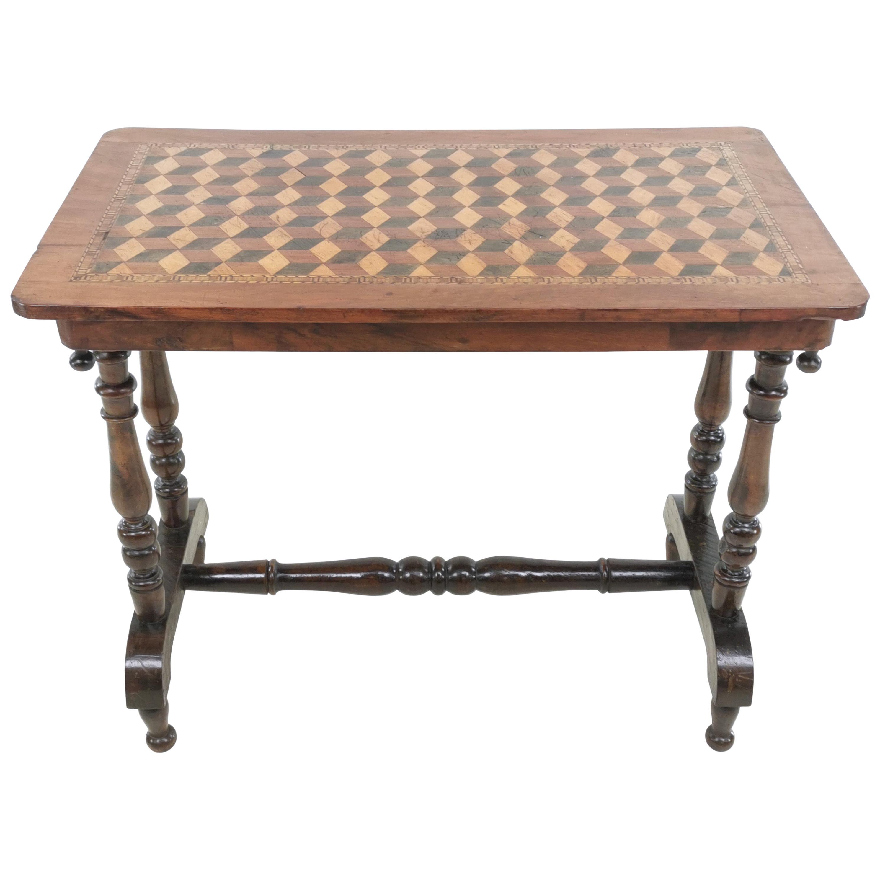 Antique English Victorian Side Lamp Bobbin Turned Gypsy Table, circa ...