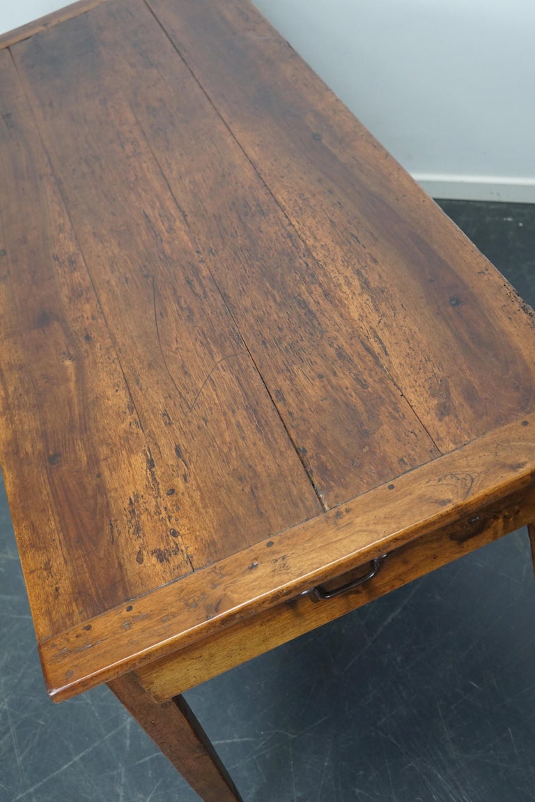 Antique 19th Century French Rustic Farmhouse Dining Table Fruitwood and ...