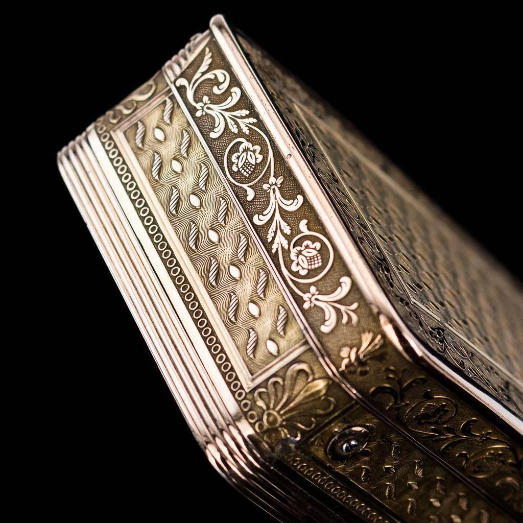 Antique 19th Century French Silver Gilt Music Snuff Box, circa 1810 at ...