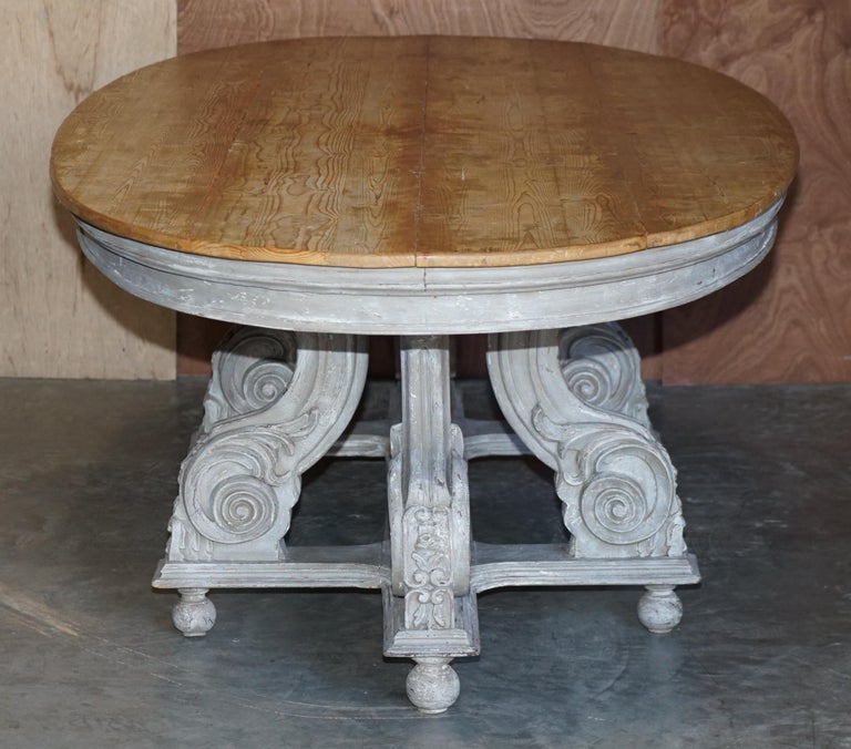 Antique 19th Century French "Table De Fromage" Cheese Making Refectory ...
