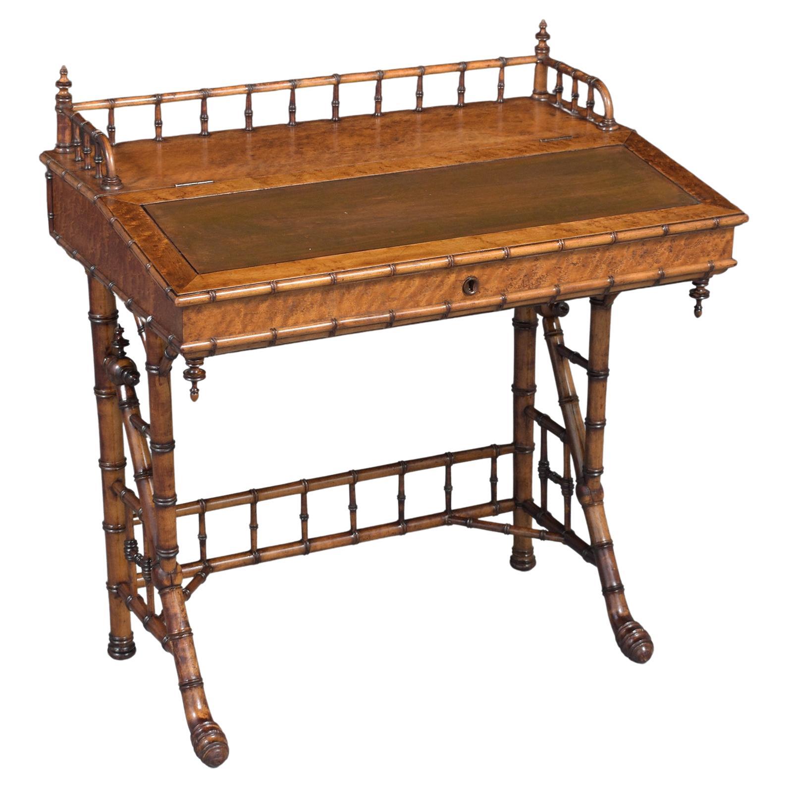 Wooton Desk Company Antique Rotary Writing Desk, Patent No. 8, 19th ...