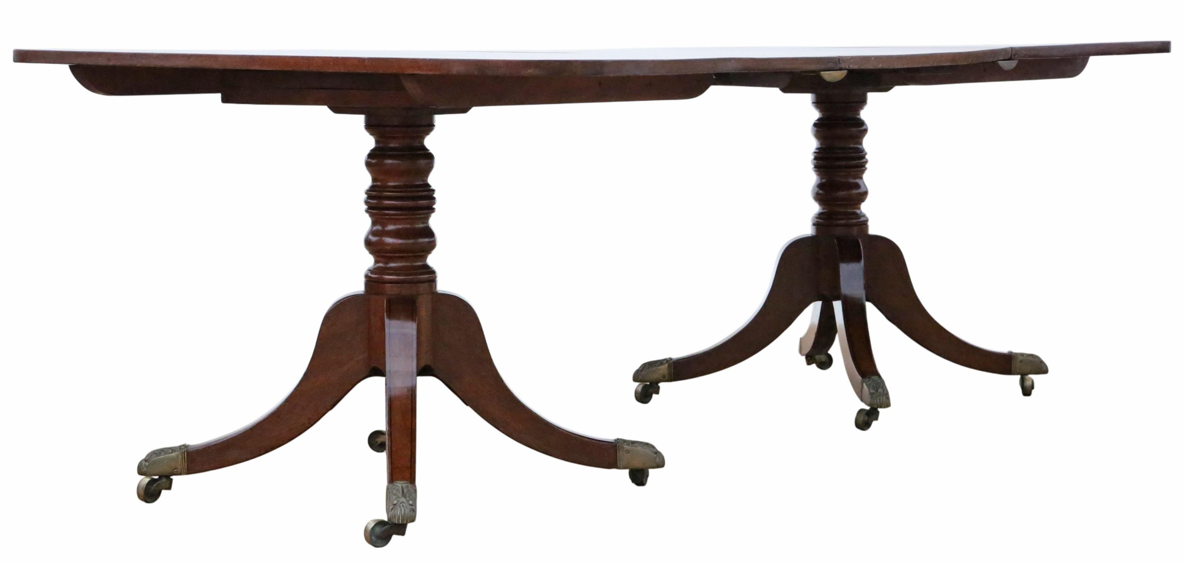 Antique 19th Century Georgian Mahogany Extending Dining Table For Sale ...