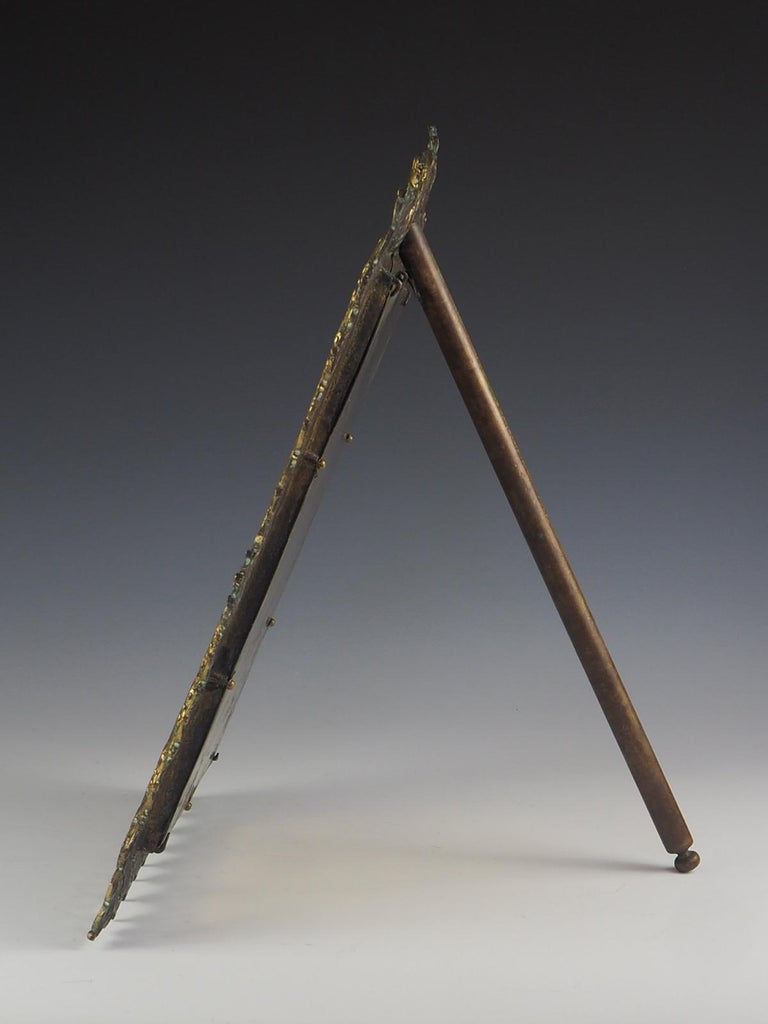 Antique 19th Century Greek God "Pan" Ornate Brass Photo Frame For Sale ...