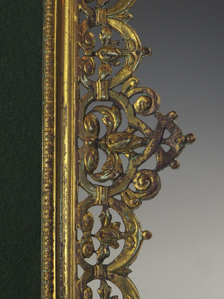 Antique 19th Century Greek God "Pan" Ornate Brass Photo Frame For Sale ...