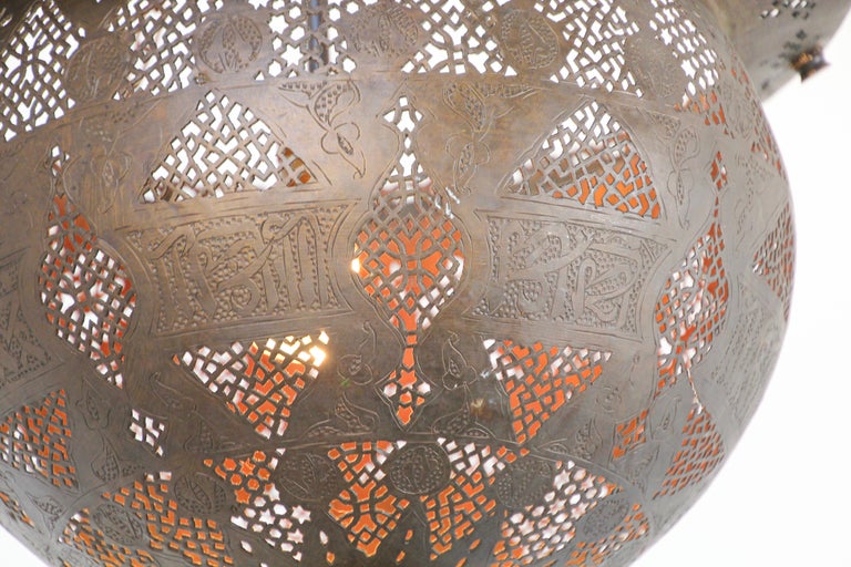 Antique 19th Century Hand-Crafted Moorish Pierced Brass Turkish ...