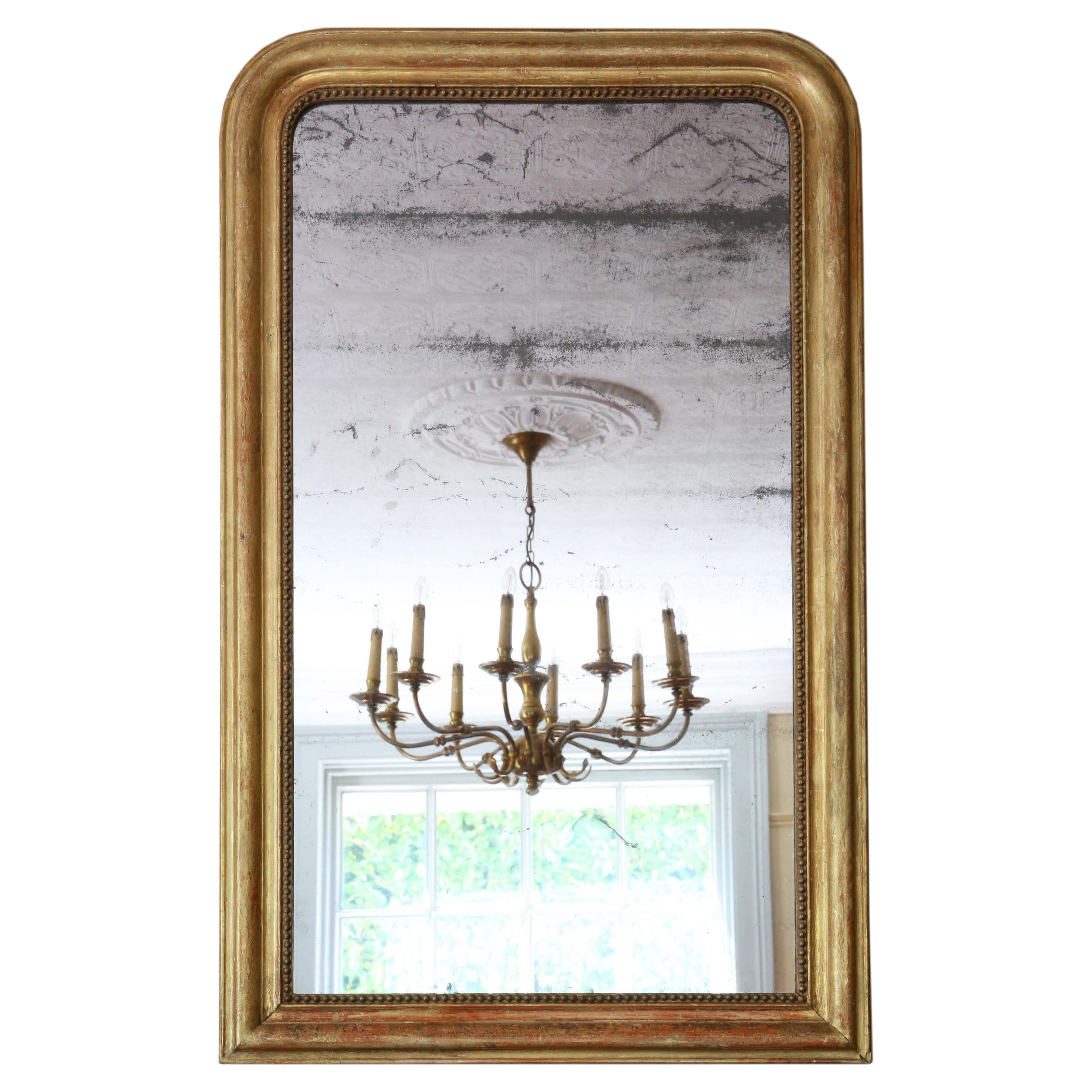 Large Antique Fishing Boat Window Converted to Wall Mirror For Sale at ...