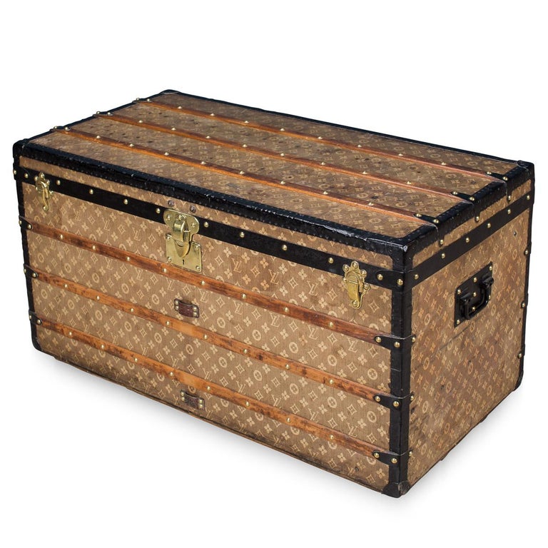 Antique 19th Century Louis Vuitton Woven Steamer Trunk, circa 1896 at ...