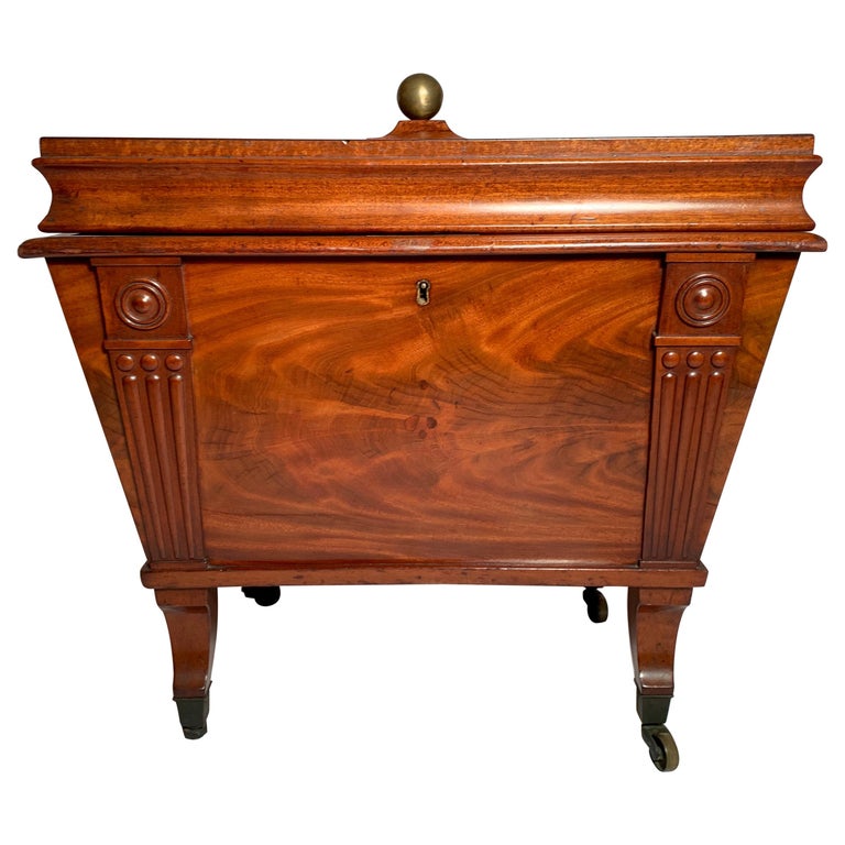 Antique 19th Century Mahogany Cellarette at 1stDibs