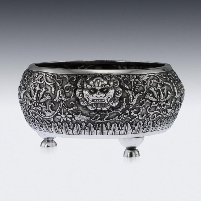 Antique 19th Century Rare Chinese Solid Silver Incense Burner, circa ...