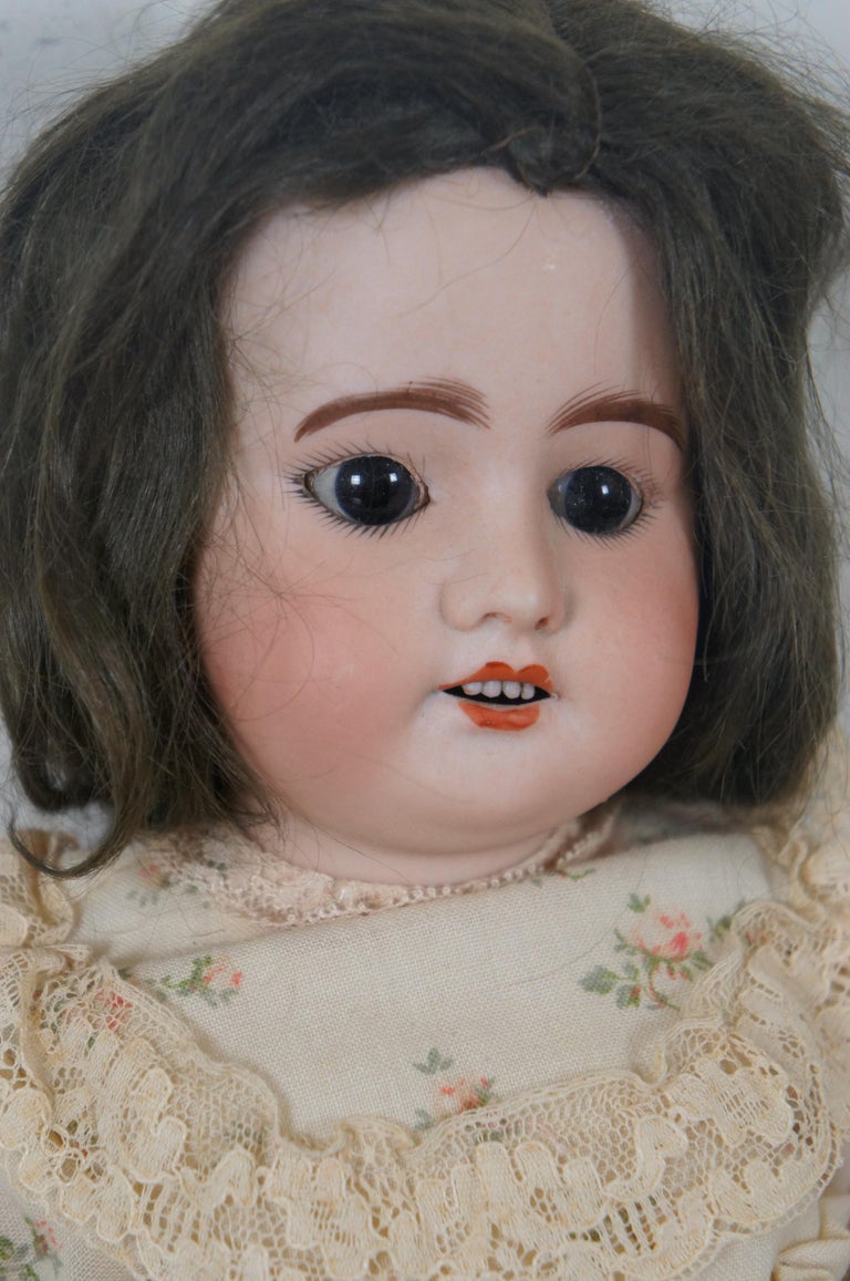 Antique 19th Century SFBJ 60 Paris 2 Bisque Sleepy Eye Jointed Baby ...