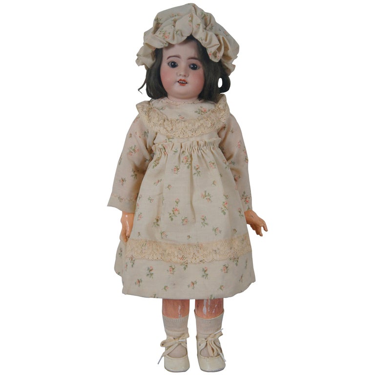 Antique 19th Century SFBJ 60 Paris 2 Bisque Sleepy Eye Jointed Baby ...