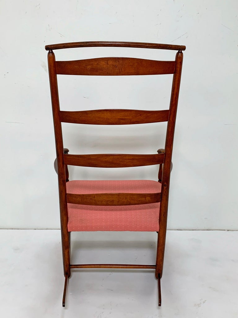 Antique 19th Century Shaker No. 7 Rocking Chair with Shawl Bar at 1stDibs