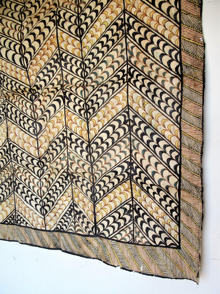 Antique 19th Century Tapa Cloth at 1stDibs