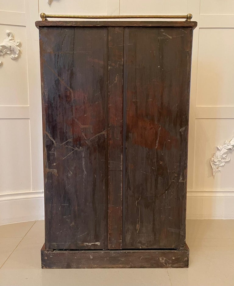 Antique 19th Century Victorian Burr Walnut Inlaid Music Cabinet For ...