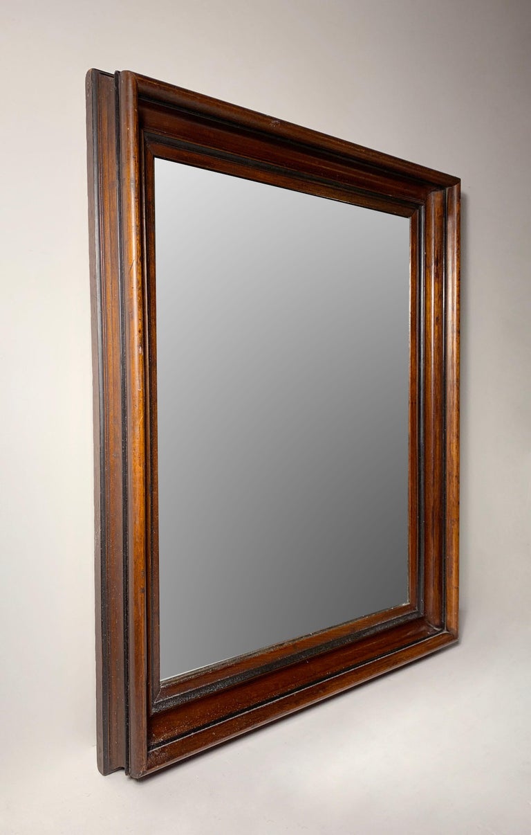 Antique 19th Century Victorian Ebonized Banding Mirror / Frame For Sale ...