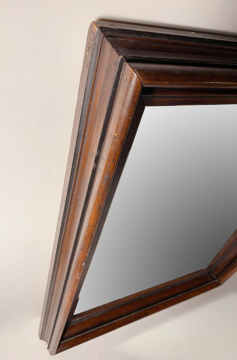 Antique 19th Century Victorian Ebonized Banding Mirror / Frame For Sale ...