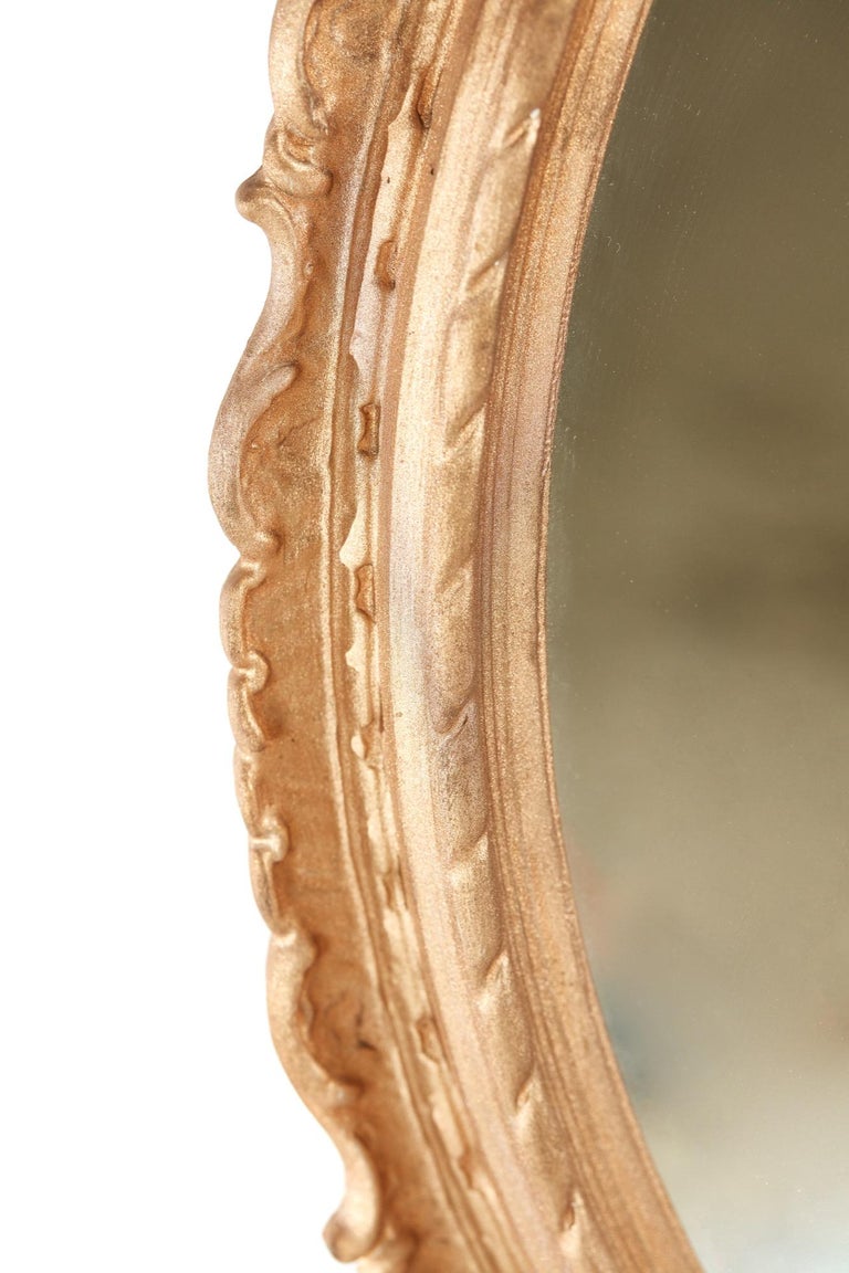 Antique 19th Century Victorian Oval Wall Mirror at 1stDibs | oval ...