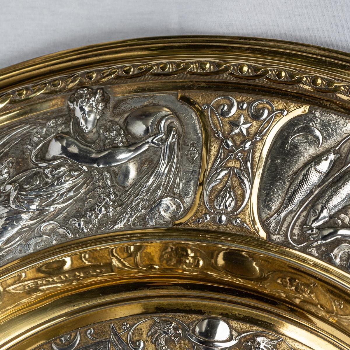 Antique 19th Century Victorian "The Seasons" Pair Of Electrotype ...