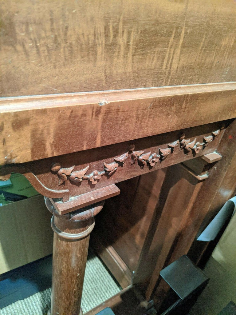 Antique 19th Century Victorian Upright Piano by The Everett Piano Co ...