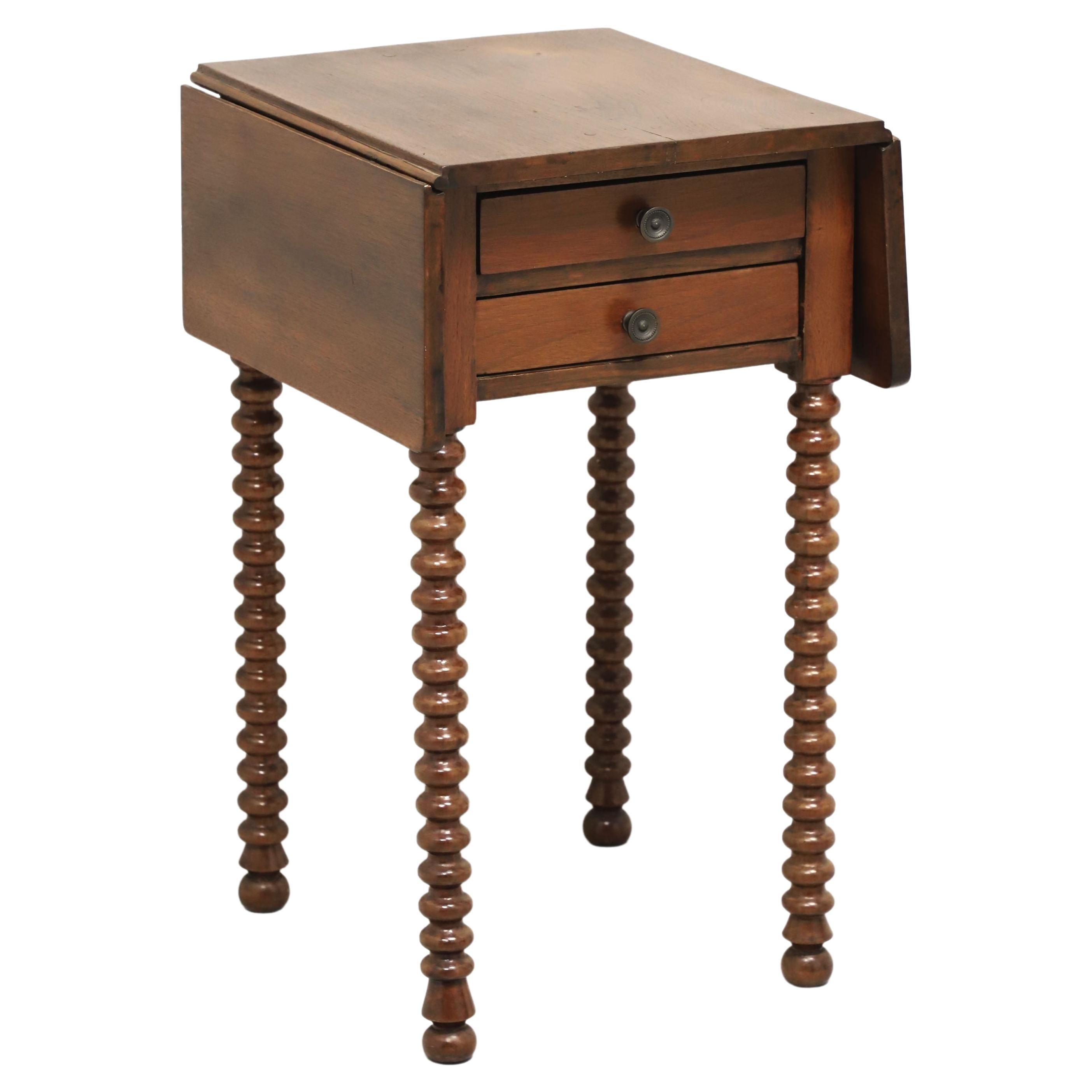 English Bobbin Work Side Table For Sale at 1stDibs