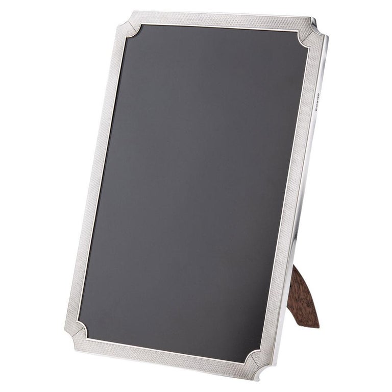 Antique 20th Century Art Deco Solid Silver Large Photo Frame ...