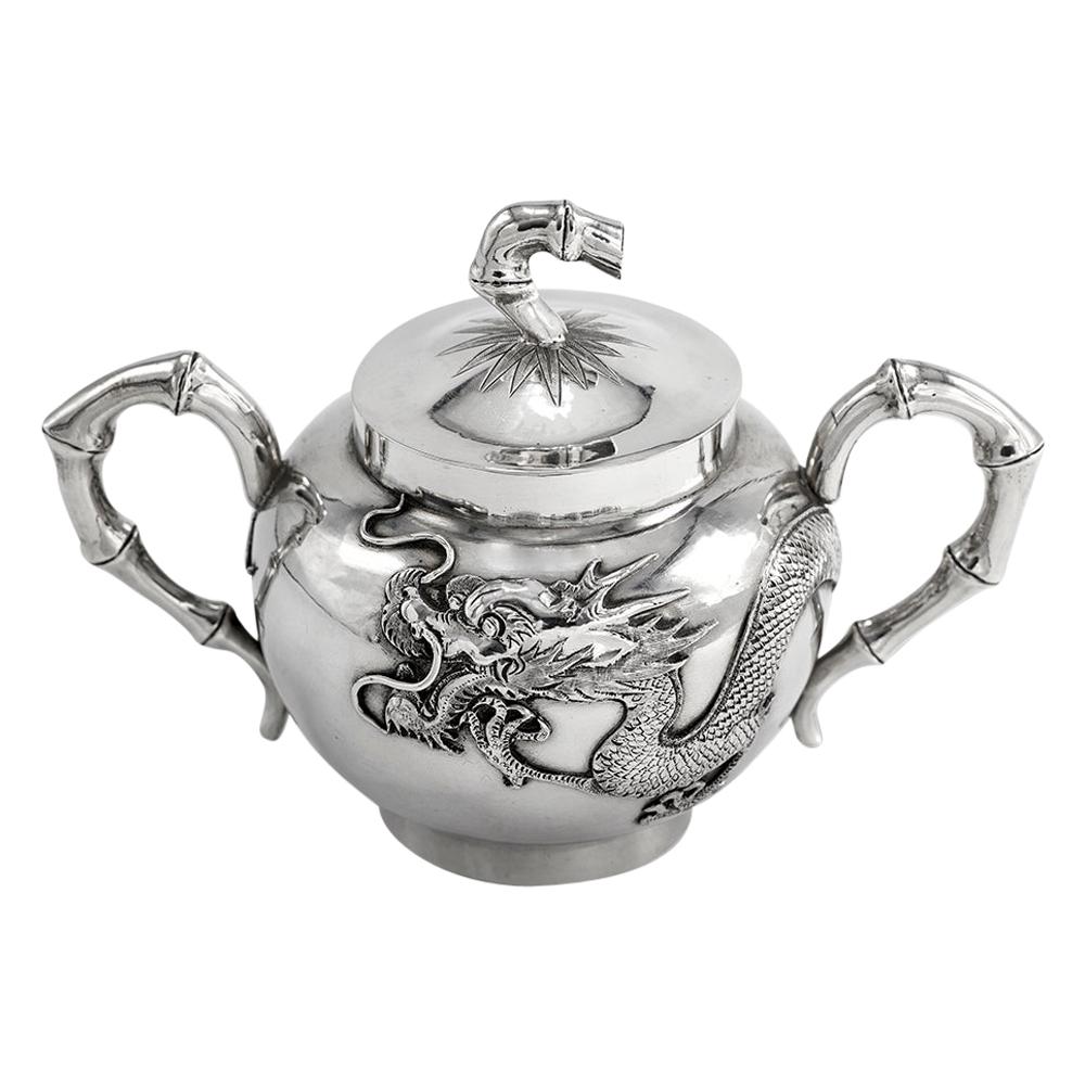 Pair of Chinese Export Silver Photo Frames at 1stDibs