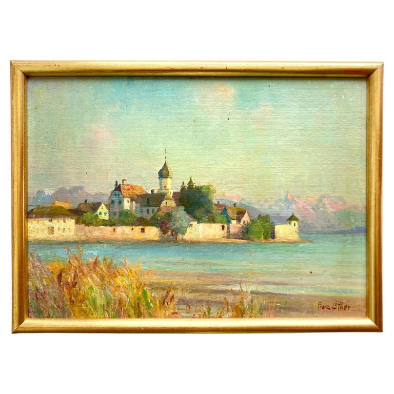 Antique 20th Century German Oil Painting by Franz Karl Löffler (1875 ...