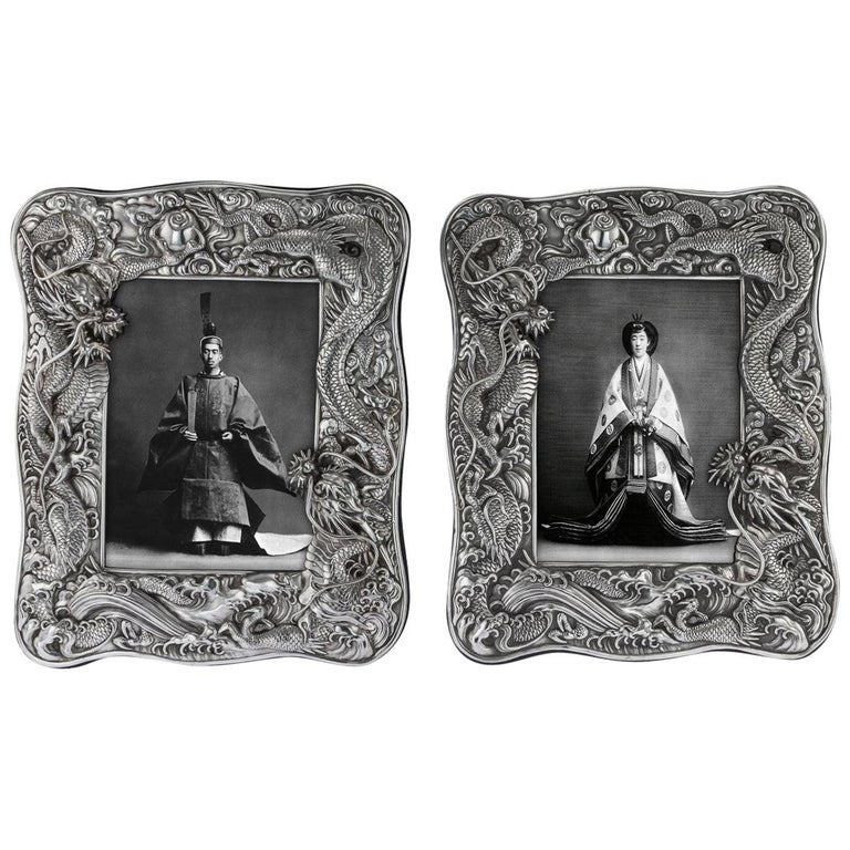 Antique 20th Century Japanese Meiji Period Solid Silver Frames, circa ...