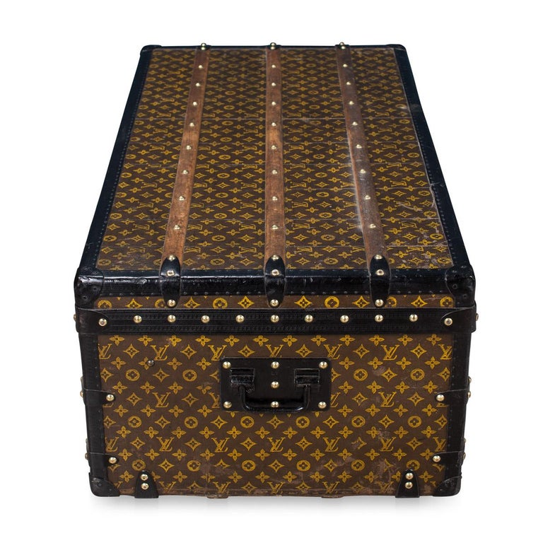 Antique 20th Century Louis Vuitton Monogram Steamer Trunk, circa 1910 ...